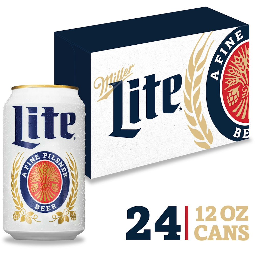 Miller Lite 12oz Can 24pk – DC Sip City